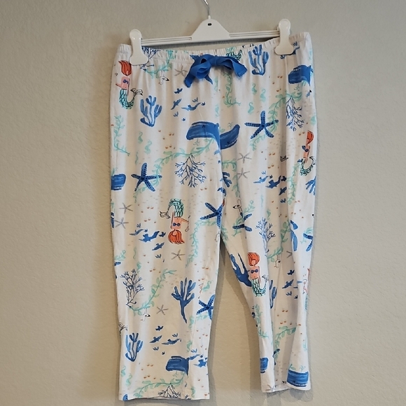 HUE | Intimates & Sleepwear | Hue Womens Blue White Nautical Ocean ...